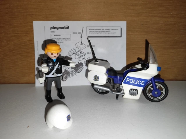 PLAYMOBIL 3986 moto de police EUR 8,00 - PicClick FR