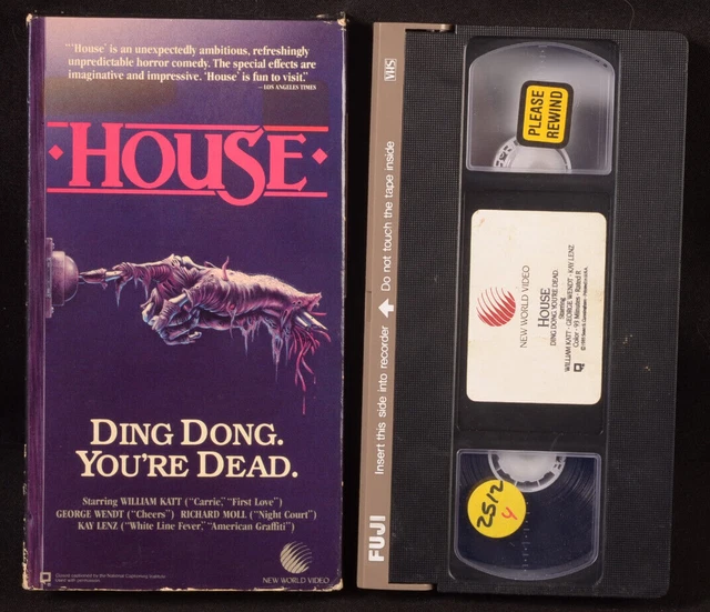 HOUSE VHS 1985 New World Video Horror William Katt Kay Lenz Richard ...