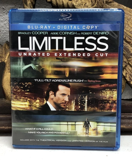 LIMITLESS (BLU-RAY DISC, 2011, 2-Disc Set, Unrated Includes Digital ...