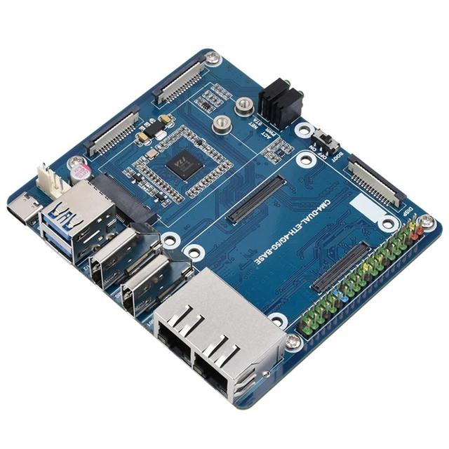 FOR CM4 Dual Gigabit Ethernet Port Backplane Core Board Computing ...