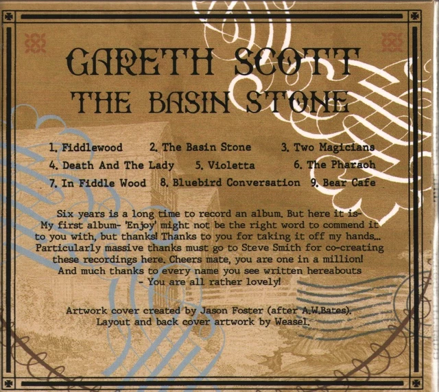 GARETH SCOTT BASIN Stones CD UK in g'fold sleeve EUR 9,97 - PicClick FR