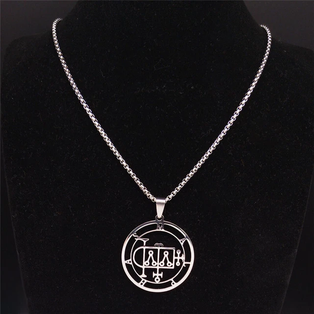 MALPHAS DEMON SEAL Pendant (Occult Goetia Sigil) 3.5cm £10.90 - PicClick UK