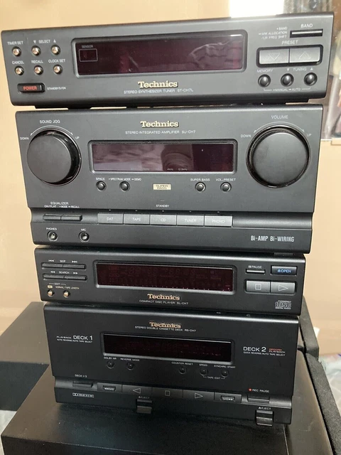 HIGH END TECHNICS HiFi Separates Stereo Stack System Speakers + Remote ...