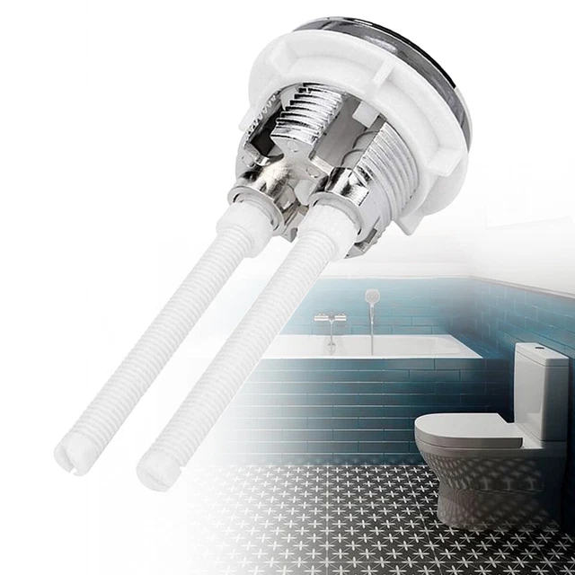 TOILET DUAL FLUSH Push Button Cistern Valve Replacement 38mm Water Saving £2.99 - PicClick UK