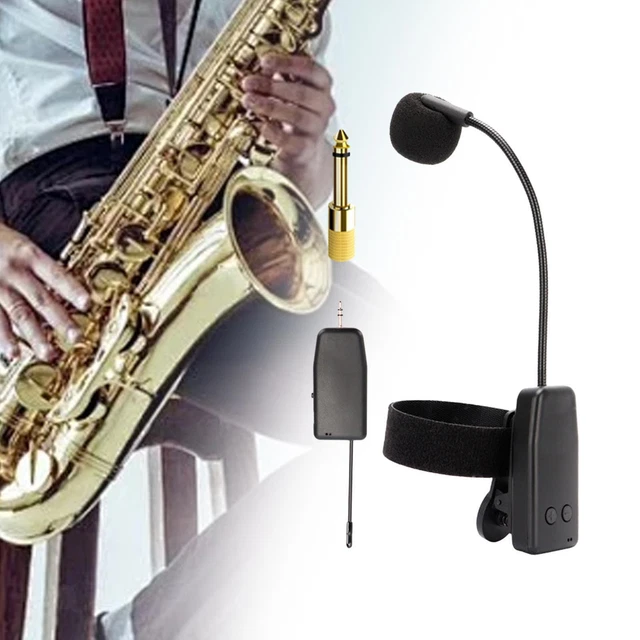 MICRO POUR INSTRUMENT de musique sans fil, portée universelle de 1 in 1 ...