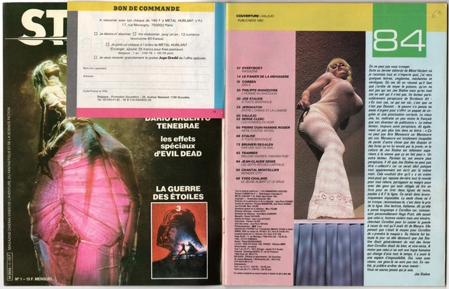METAL HURLANT #84. February 1983. FRENCH language. VG/FN. Richard ...