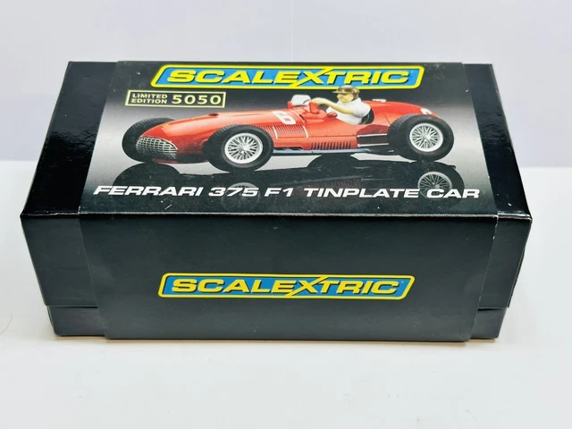 SCALEXTRIC C2928A FERRARI 375 F1 Tinplate Car "Classic Collection ...