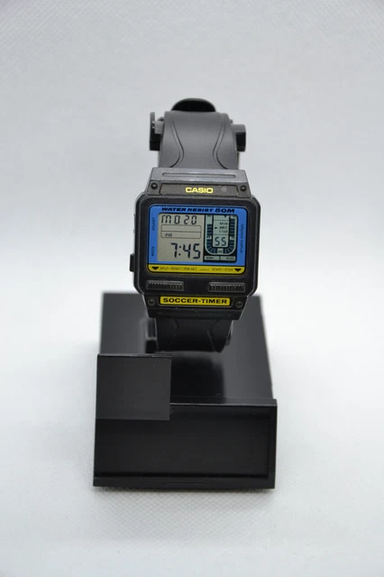 OROLOGIO LCD ANNI '80 Casio SW-110 Soccer Timer, modulo 512,raro (Seiko ...