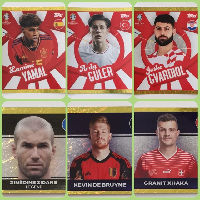 TOPPS EURO 2024 Sticker -Swiss edition- Parallel - Gold/Yellow - Yamal ...