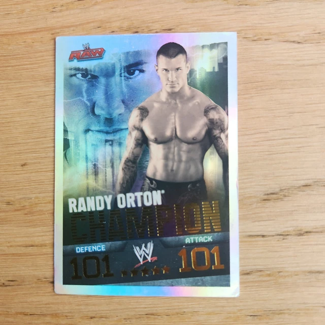 CARTE EVOLUTION SLAM ATTAX RANDY ORTON Champion Raw EUR 2,00 - PicClick FR