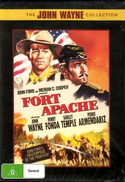 FORT APACHE -JOHN Wayne, Henry Fonda, Shirley Temple, Ward Bond, - New ...