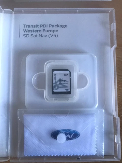 GENUINE FORD TRANSIT Pdi Package Sat Nav Navigation Sd Card V5 Western ...