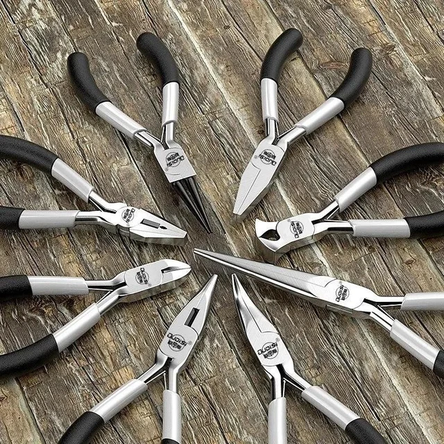MINI PLIERS DIAGONAL Pliers Round Bent Needle Nose Cutter Handcraft ...