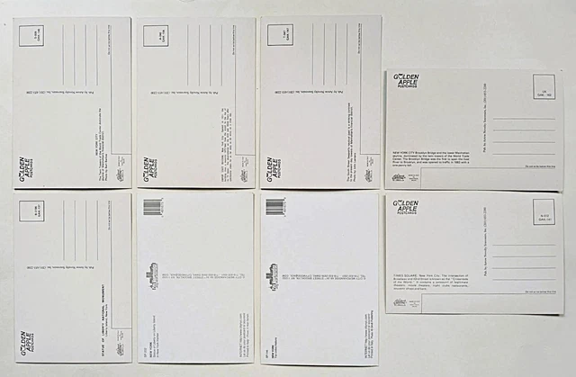 VTG NYC NEW York City 8 Postcard Lot~Twin Towers~Statue of Liberty ...