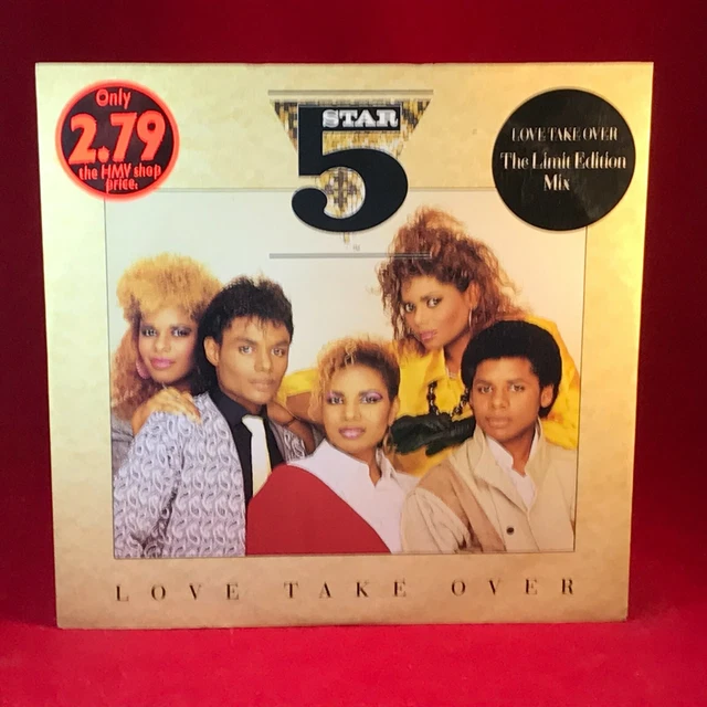 FIVE STAR LOVE Take Over 1985 UK 4-track 12" vinyl single EXCELLENT ...