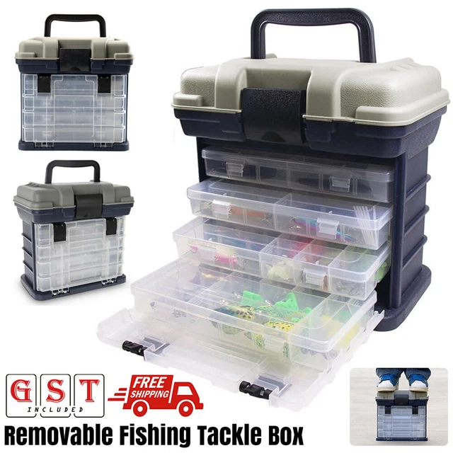 MULTIFUNCTION LUYA BOX Sea Fishing Bait Accessory Box 4 Tiers Fishing ...