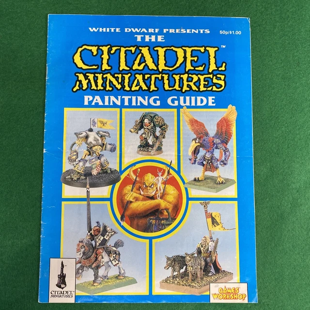 WARHAMMER CITADEL MINIATURES PAINTING GUIDE GAMES WORKSHOP BOOK BOOKLET ...