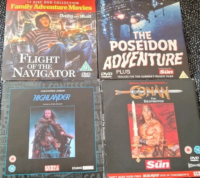 4 DVD BUNDLE Newspaper Promo's £1.13 - PicClick UK