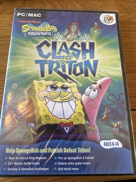 NICKELODEON SPONGEBOB SQUAREPANTS Clash Of Triton PC Game Windows ...