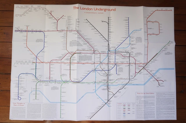 1986 LONDON UNDERGROUND Tube Diagramatic Map VGC £19.99 - PicClick UK