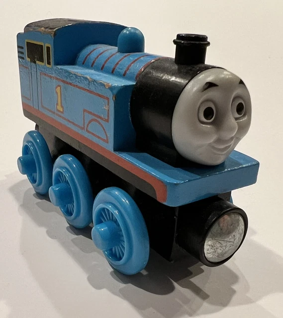 THOMAS THE TRAIN Tank Engine Wooden Railway Friends Himself 2012 Blue ...