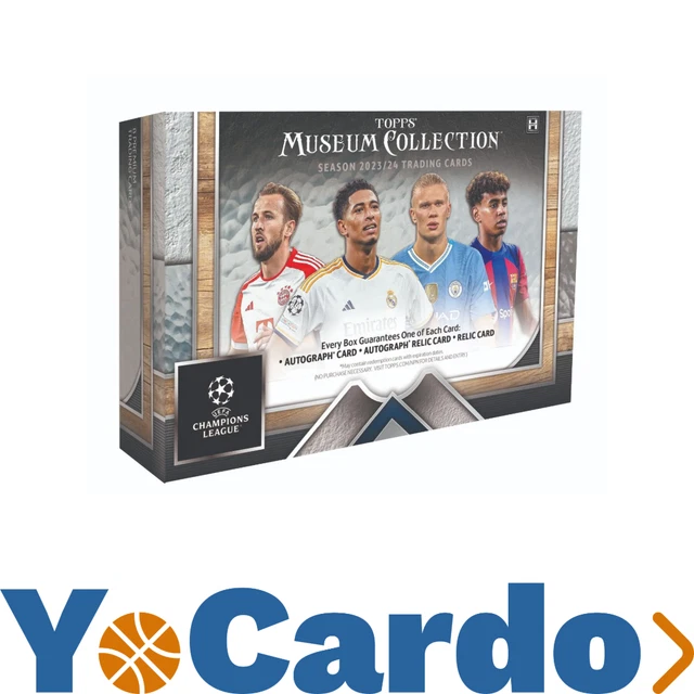 2023-24 TOPPS MUSEUM Collection UEFA Champions League Hobby Box EUR 374,99 - PicClick IT