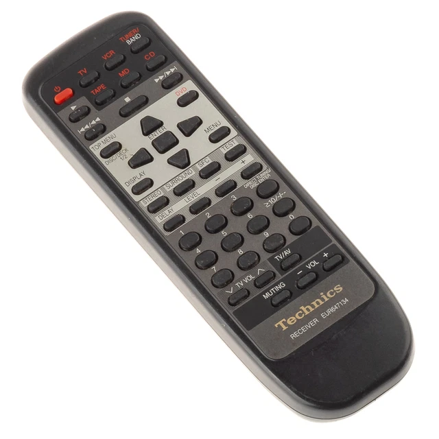 TÉLÉCOMMANDE ORIGINALE TECHNICS EUR647134 Pour Récepteur AV SA-AX540 / Vérifié EUR 72,60 ...