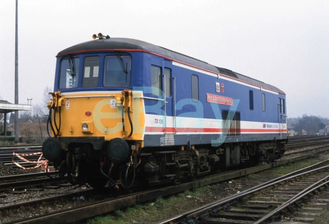 35MM RAILWAY SLIDE of Class 73 73126 @ Woking Copyright to Buyer £4.99 ...