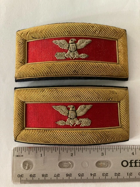 AUTHENTIC US ARMY Captain Military Police Officer Shoulder Boards ...