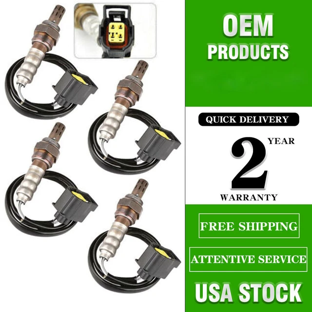 4X O2 OXYGEN Sensor Front & Rear For 2002-2012 Jeep Liberty 2.4L 3.7L ...