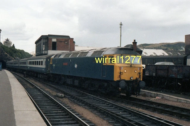 ORIGINAL RAILWAY PHOTOGRAPHIC negative Class 47 47702 at Edinburgh ...