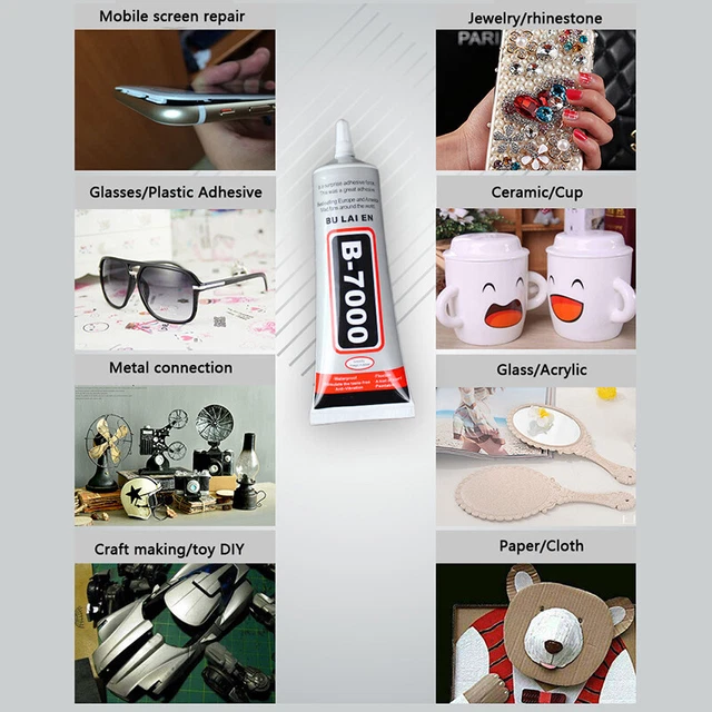 3/10ML B7000 GLUE Transparent Adhesives For Screen Repair Sticky Liquid ...