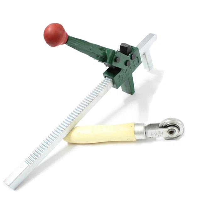 NEW UPGRADED PORTABLE Manual Tyre Spreader Wooden Roller Repair Tools ...