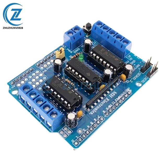 L293D MOTOR CONTROL Shield Motor Drive Expansion Board for Arduino ...