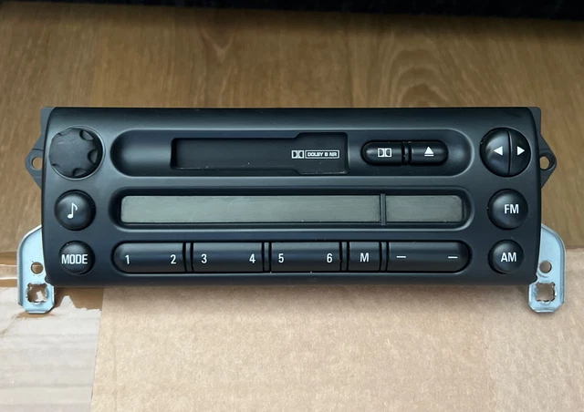 ORIGINALE MINI LETTORE Cassette Radio Stereo One Cooper S Bmw R50 R52 ...