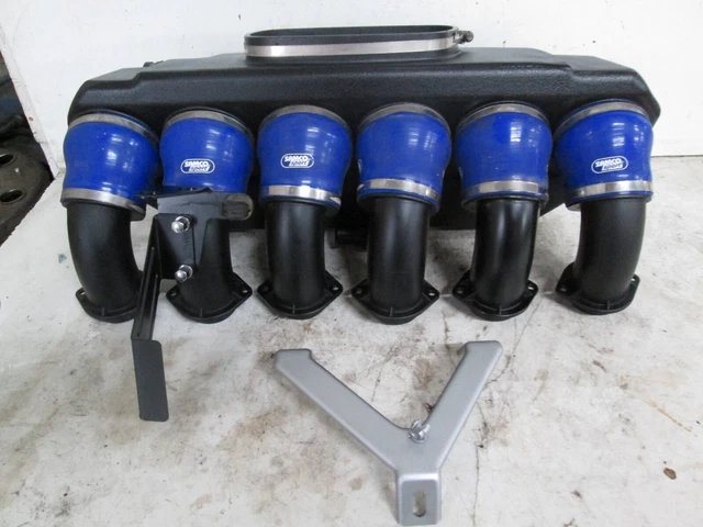 BMW E36 M3 3.2 S50B32 air intake plenum chamber with trumpets and ...