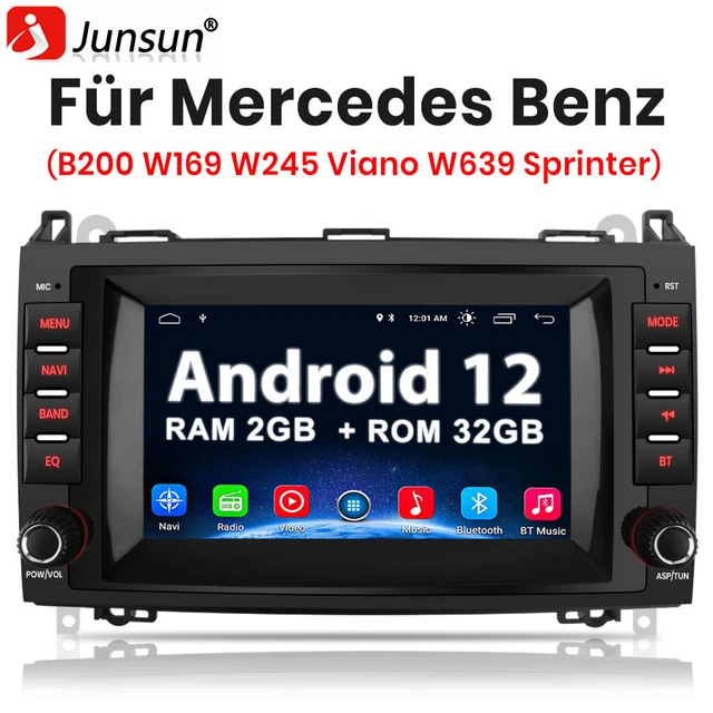 7&ANDROID12 AUTORADIO GPS Navi WiFi DAB+ Für Mercedes-Benz W169 W245 ...