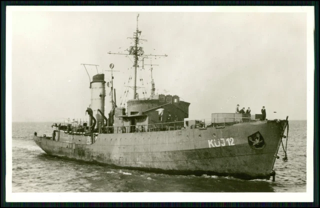 FOTO AK - U-Boot Unterseeboot Jäger 12. U-Jagdflottille KUJ 12 - später ...