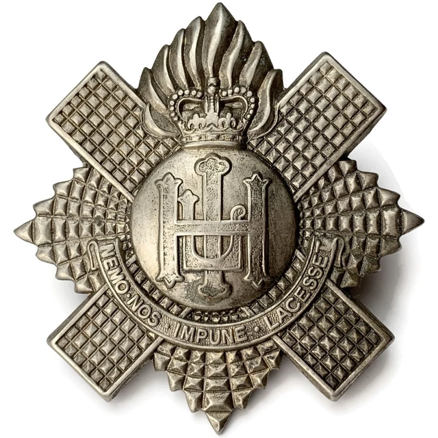 ORIGINAL ROYAL HIGHLAND Fusiliers RHF Scottish Regiment PIPERS Cap ...