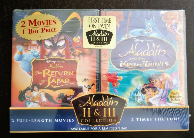 ALADDIN II & III DVD New and Sealed Two Pack 2005 Not for individual ...