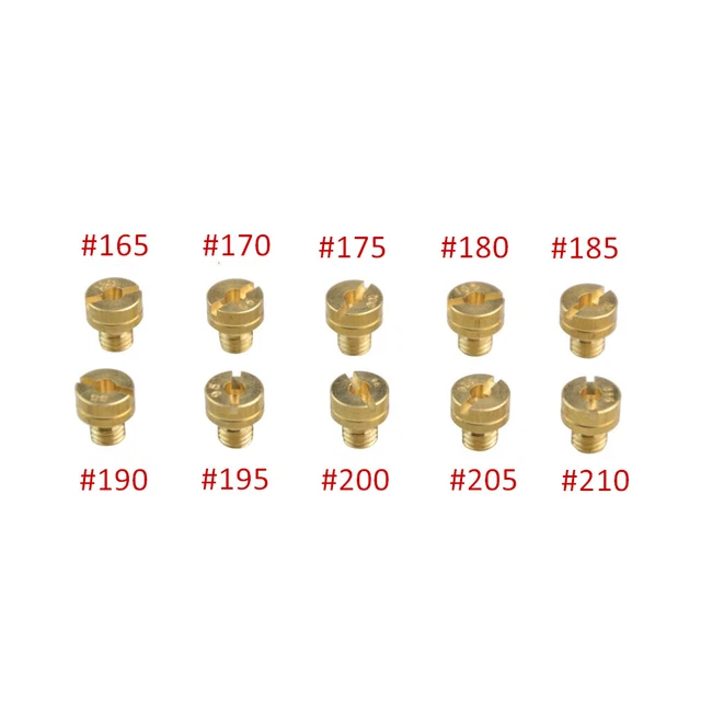 CARB MAIN JET For HSR 42 45 48 Mikuni Smoothbore Carburetor Large Round ...