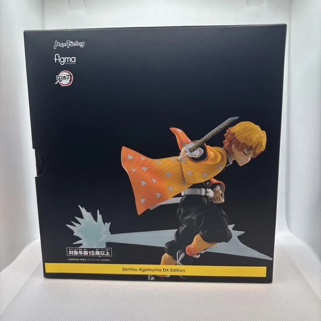 FIGMA ZENITSU AGATSUMA Demon Slayer Kimetsu no Yaiba Action Figure New ...