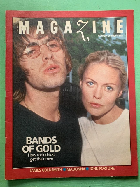 TIMES MAG 19-OCTOBER-1996 PATSY KENSIT LIAM GALLAGHER Madonna James ...