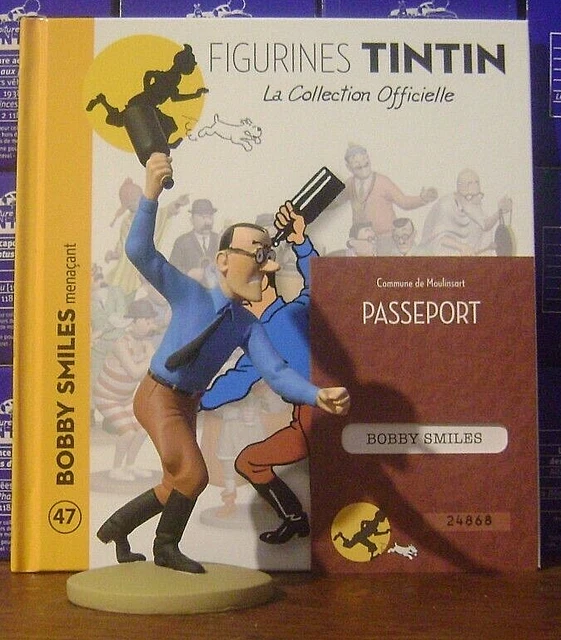 FIGURINE / FIGURE TINTIN Collection officielle n°47 Bobby Smiles ...