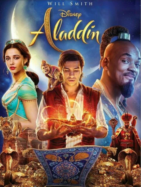DISNEY ALADDIN (DVD, 2019) Will Smith family fun film PG New and Sealed ...