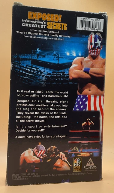 PRO WRESTLINGS GREATEST Secrets VHS 1999 **Buy 2 Get 1 Free** £4.89 ...