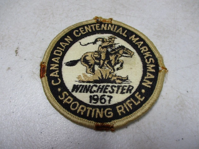 1967 WINCHESTER CANADIAN Centennial Marksman Sporting Rifle Patch EUR 6 ...