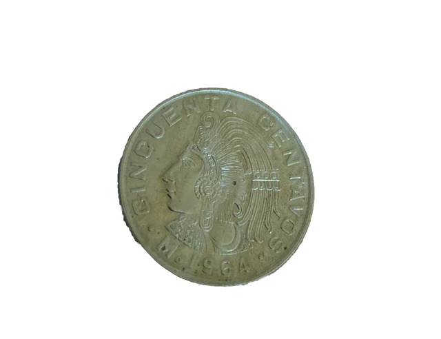 1964 MEXICO 🇲🇽 50 Centavos Mexican Peso World Foreign Coin £4.50 ...
