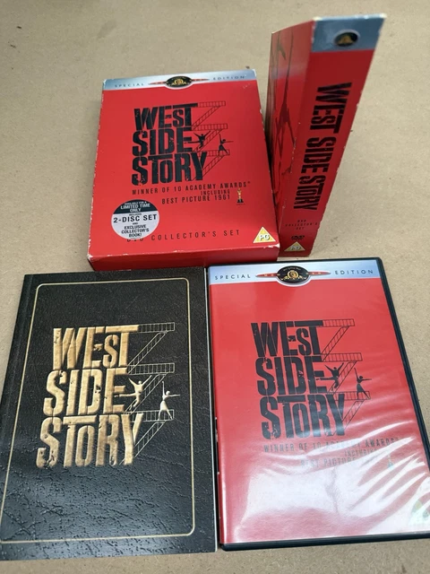 WEST SIDE STORY DVD Deluxe 2 Disc, Script Book, Collector's Set Special ...