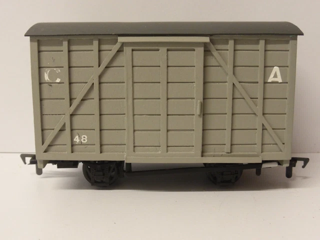 O-16.5 7MM NARROW Gauge Handbuilt Box Van with 1 Fixed Slide Door #48 ...